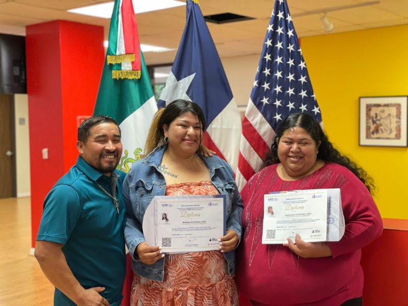 Dallas, Texas, 12 de mayo de 2024.- El Instituto de Alfabetización y ...