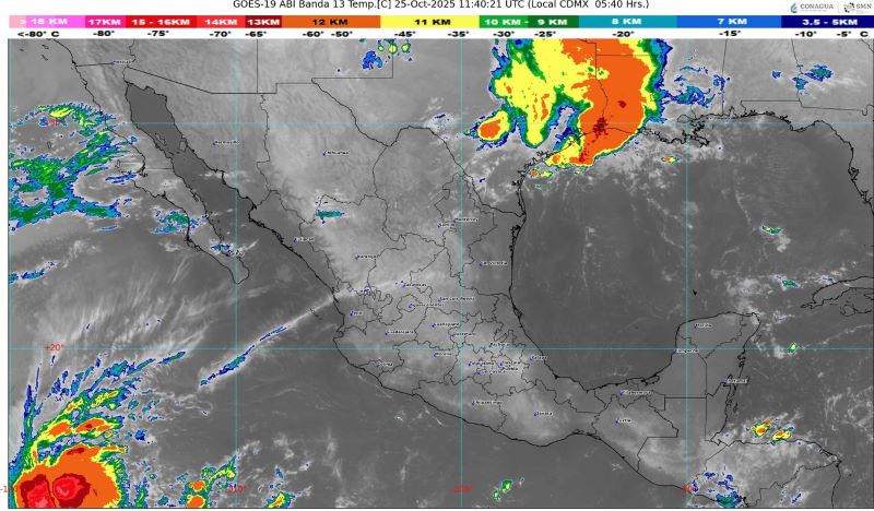 Pronóstico del Servicio Meteorológico Nacional del estado del tiempo el ...